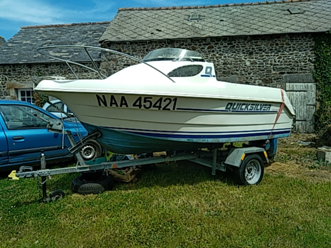 RIGIDE QUICKSILVER 420 CABINE / occasion 1998 à vendre | Annonces ...